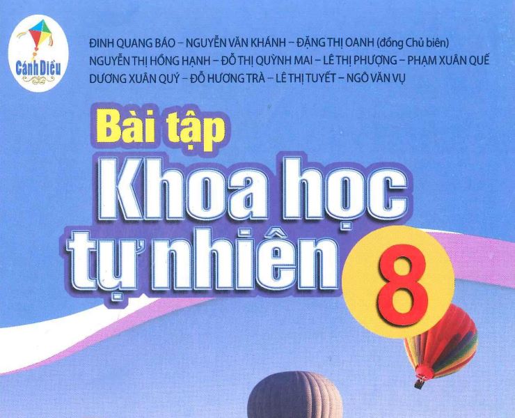 SÁCH BÀI TẬP KHTN 8 CÁNH DIỀU Miễn phí